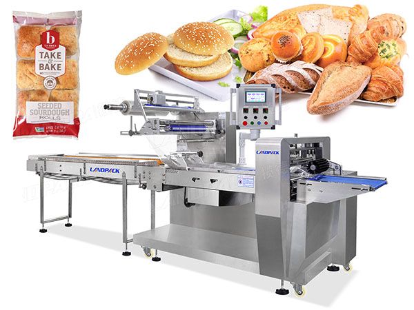Automatic bread horizontal flow packing machine
